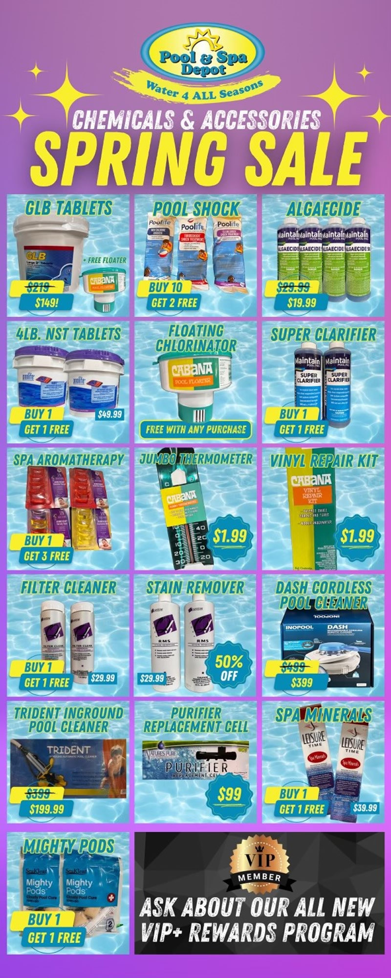 Chemical & Accessories Promotions - Pool & Spa Depot